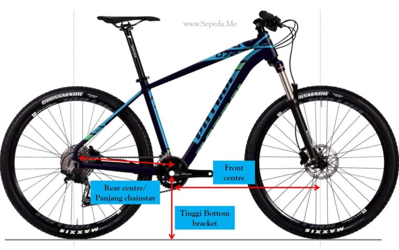 Arti dan pengaruh dimensi geometri frame/rangka sepeda | Sepeda.Me